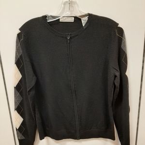 Lord & Taylor | Sweaters | Lord Taylor Black Merino Wool Sweater | Poshmark